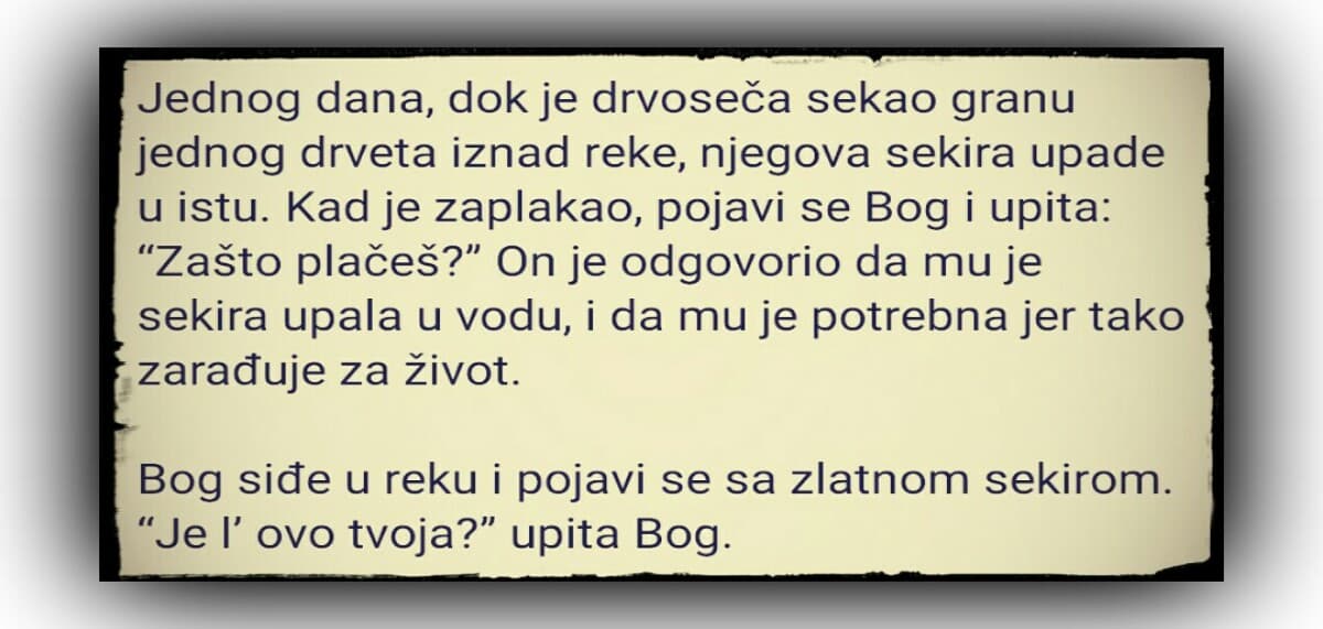 Bog i drvoseča