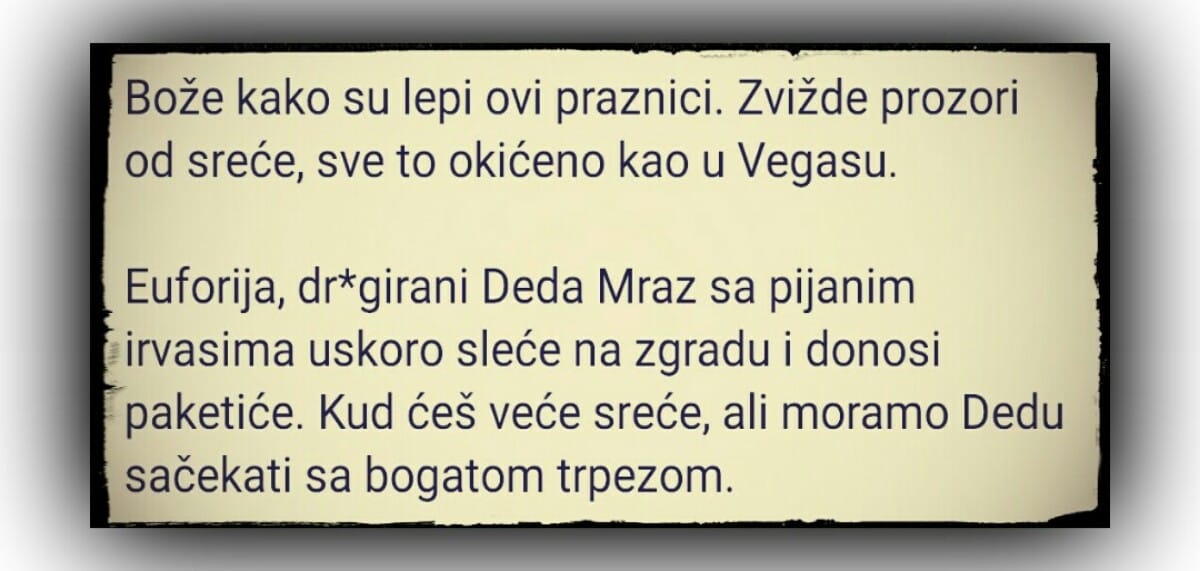 Praznici nam stižu Praznici nam stižu